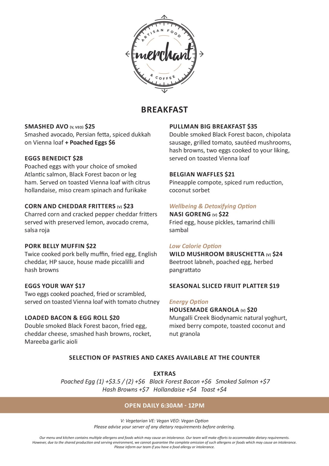 MENUS - The Reef Hotel Casino